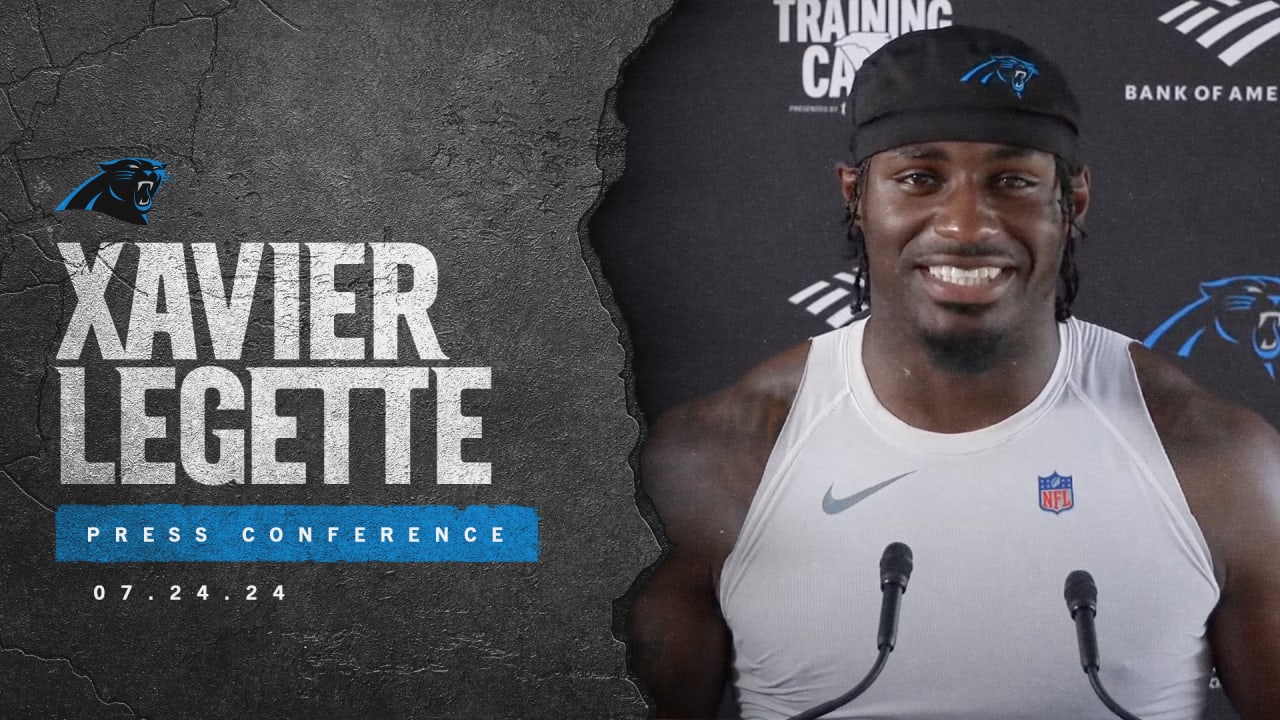 Xavier Legette gives self evaluation after practice