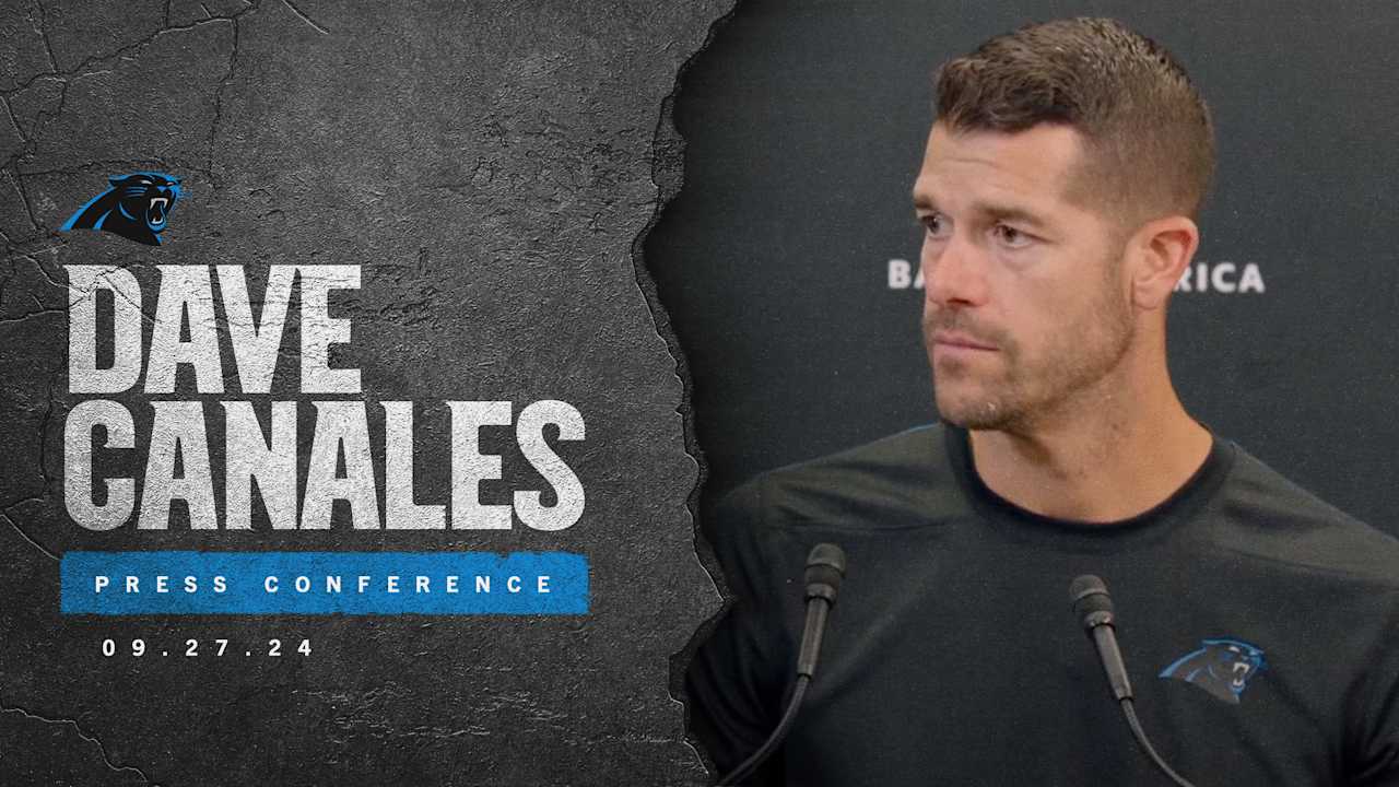Dave Canales gives final update before Week 4 matchup against the Bengals