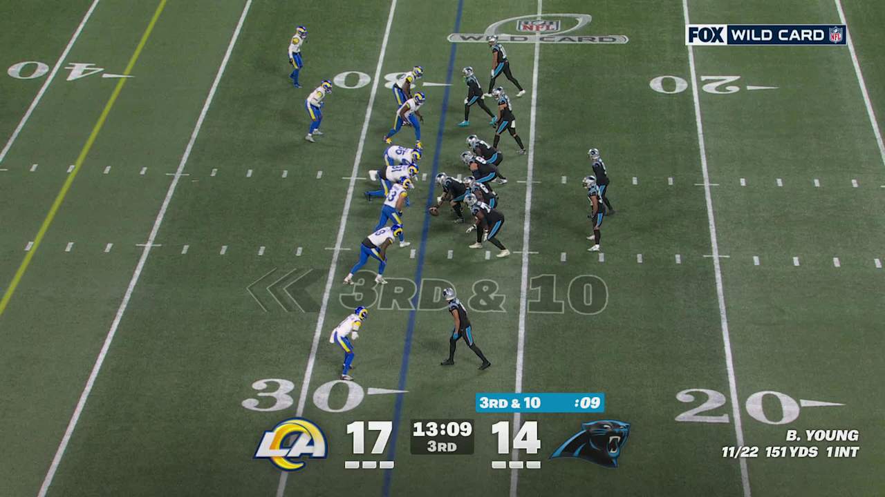 Bryce Young's 16-yard strike to McMillan moves chains for Panthers