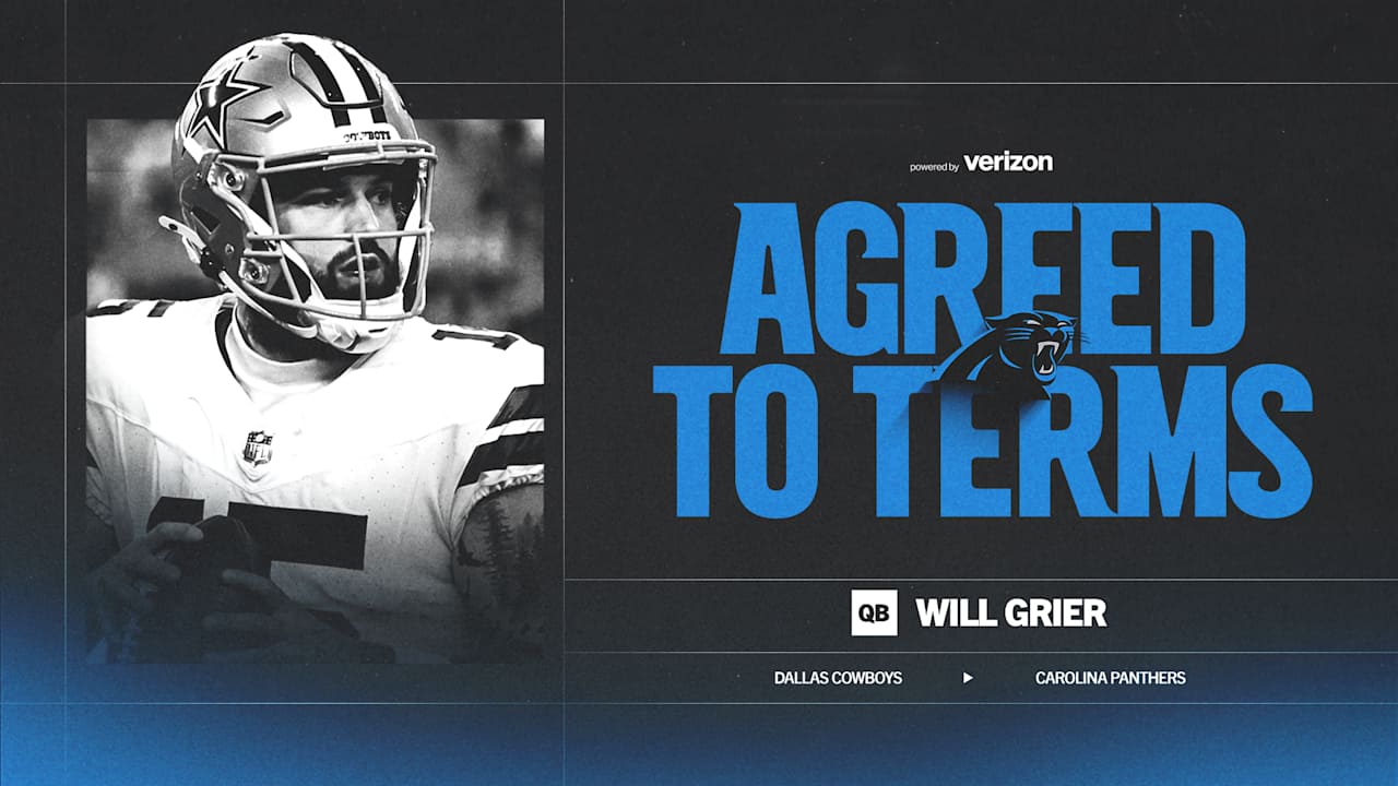 Panthers agree to terms with quarterback Will Grier