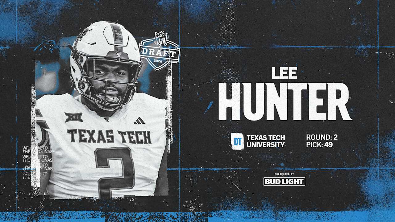 Panthers trade up to No. 49 to take defensive tackle Lee Hunter