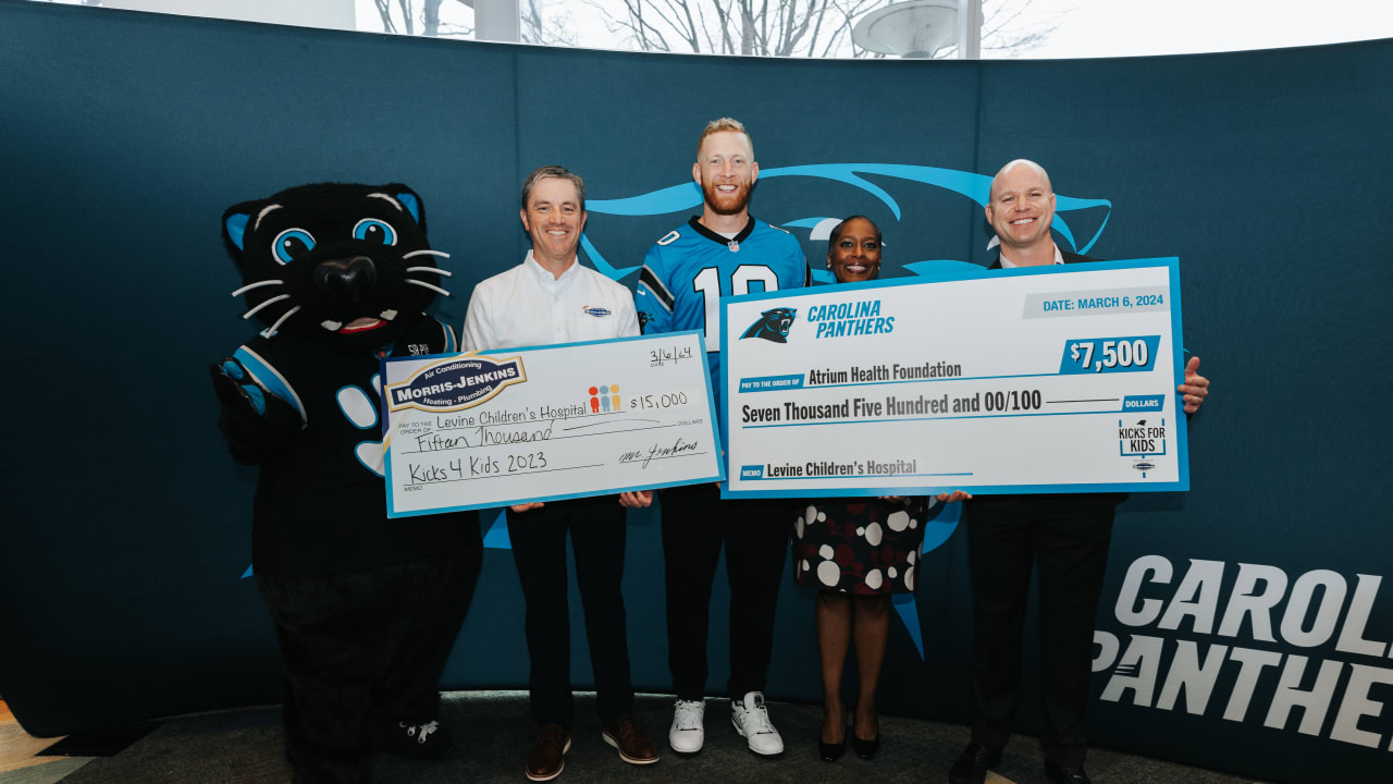 Morris-Jenkins, Panthers celebrate fourth annual Kicks for Kids ...