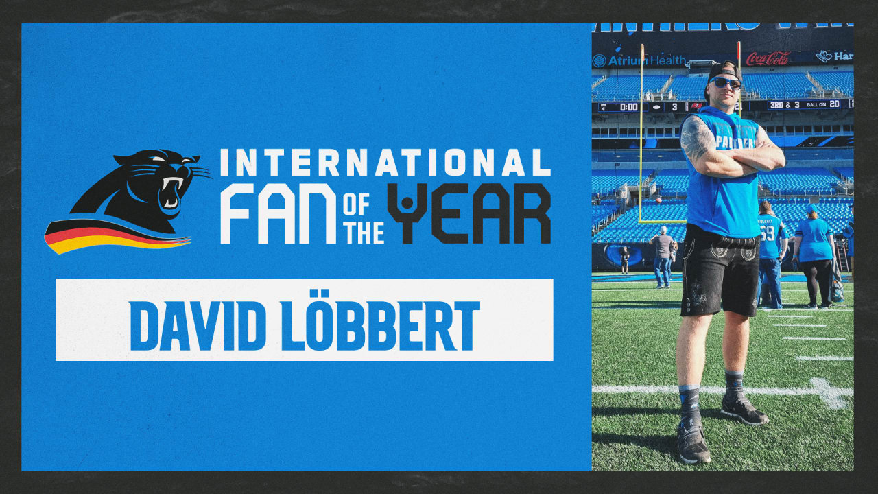 Austin Corbett surprises International Fan of the Year David Löbbert