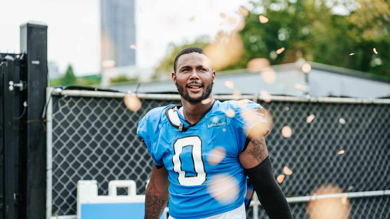 Highlight Catch: Ja'Tavion Sanders Shines in Panthers Training Camp ...