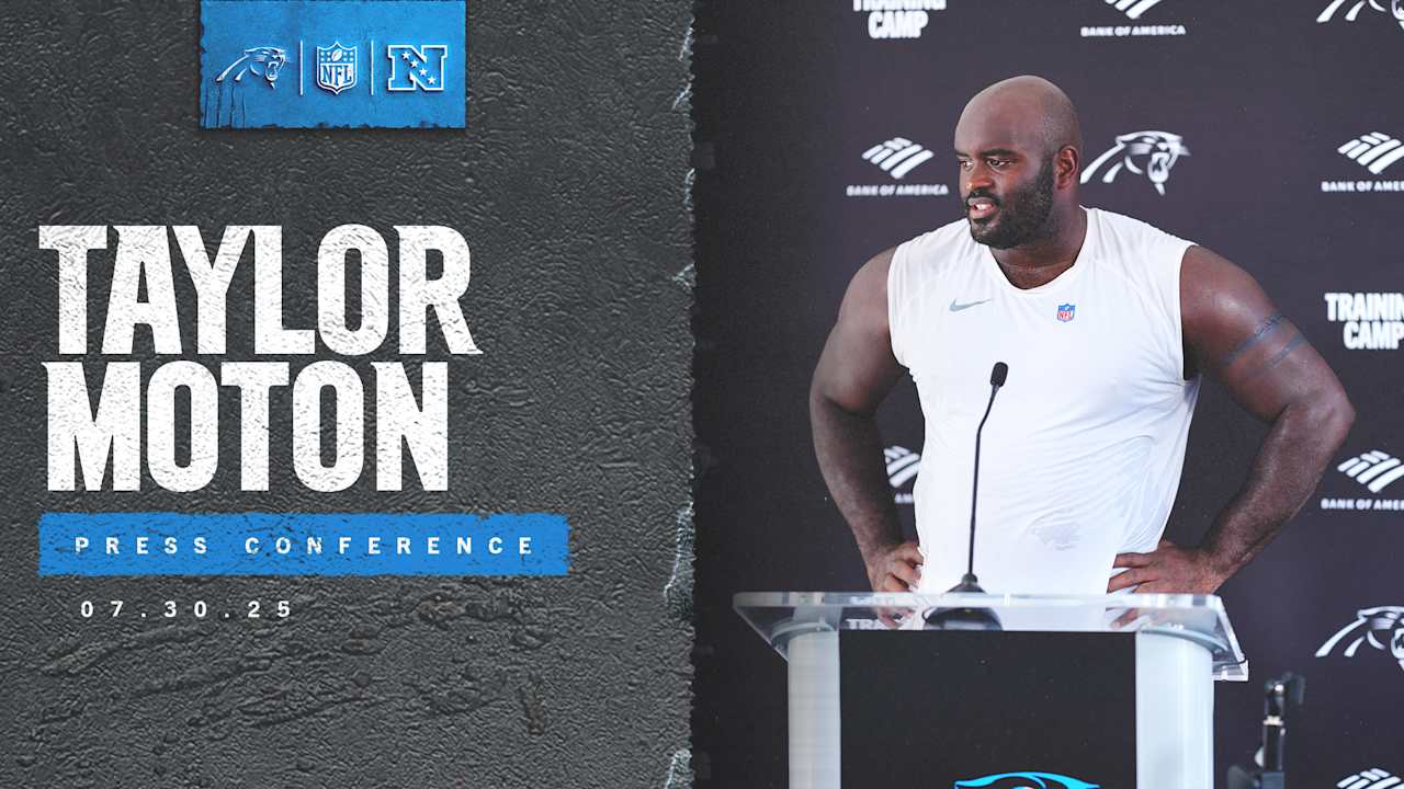 Taylor Moton talks chemistry on the O-line