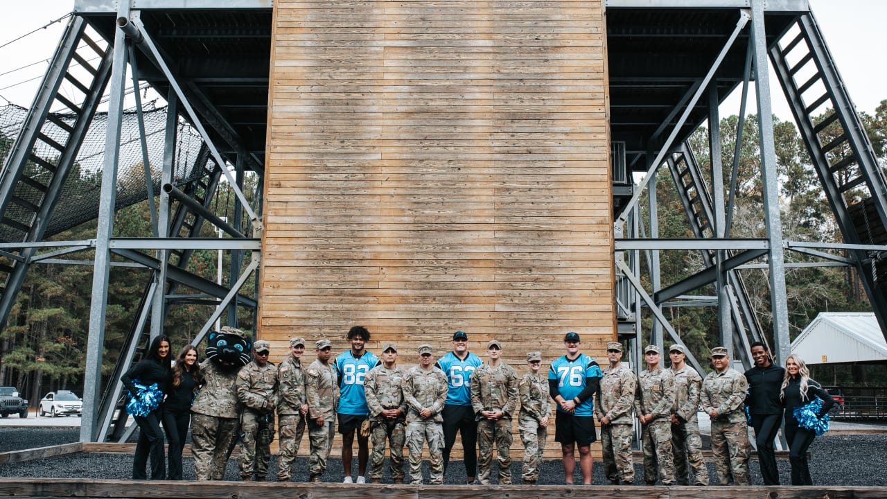 Panthers Visit Fort Jackson