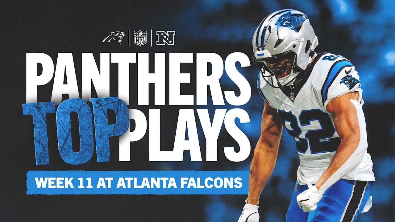 Panthers top plays vs. Falcons Week 11