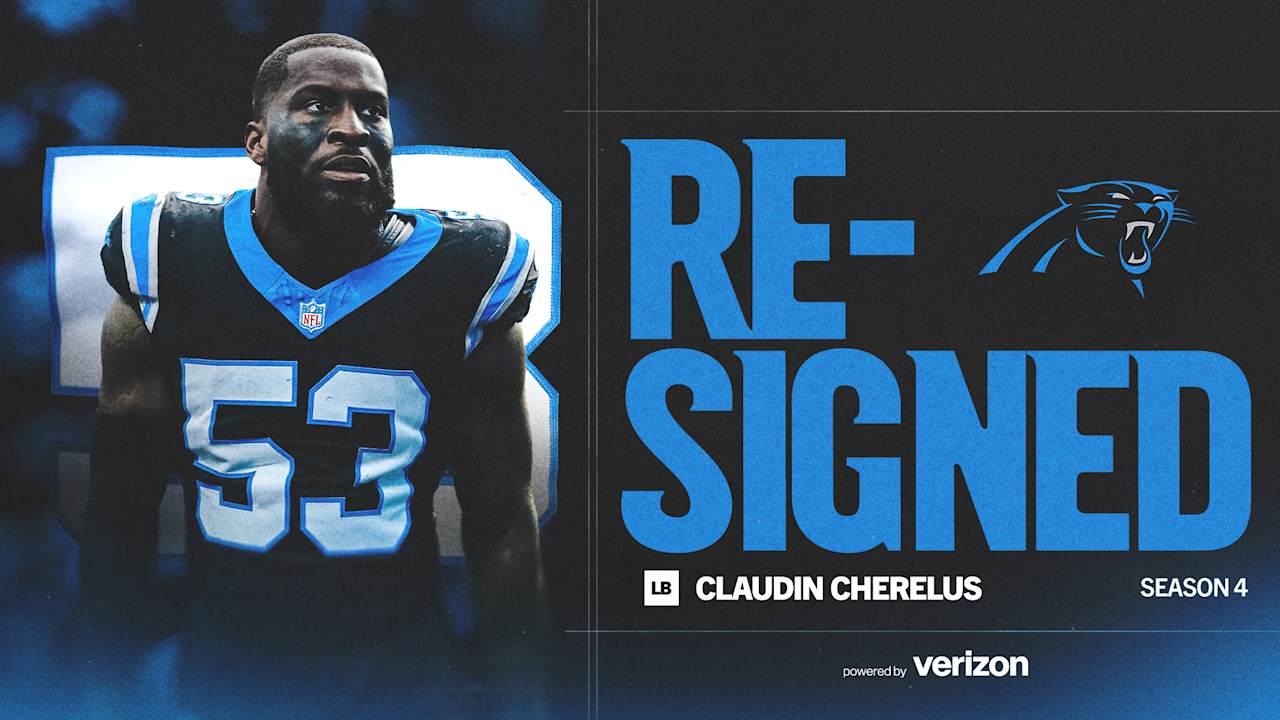 Panthers re-sign linebacker Claudin Cherelus