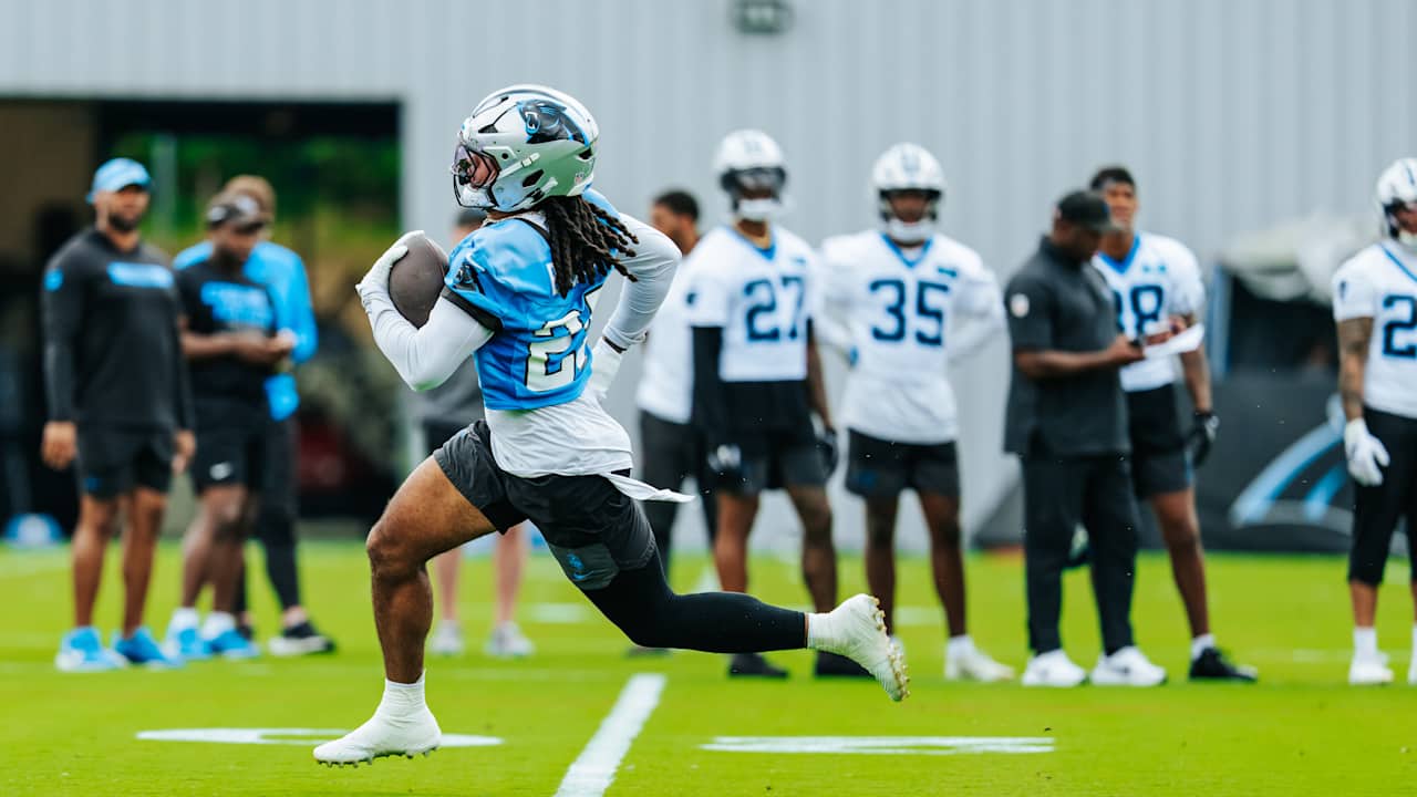 Jonathon Brooks bringing speed and competition to Panthers' OTAs