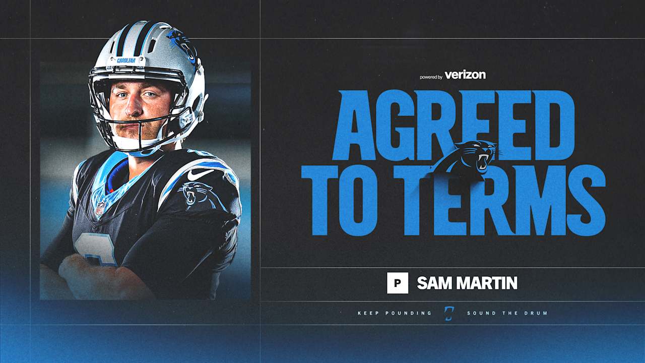 Panthers agree to terms with punter Sam Martin