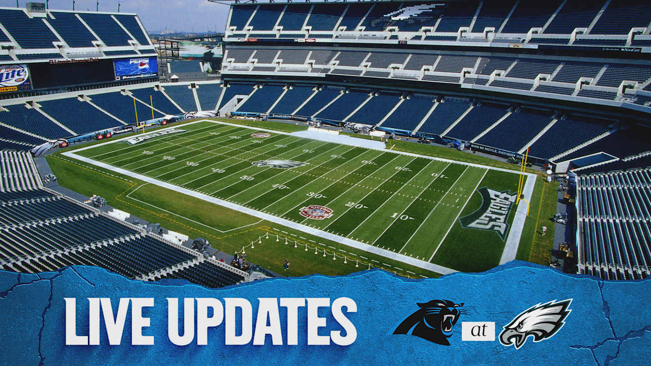 Live updates: Panthers vs Eagles