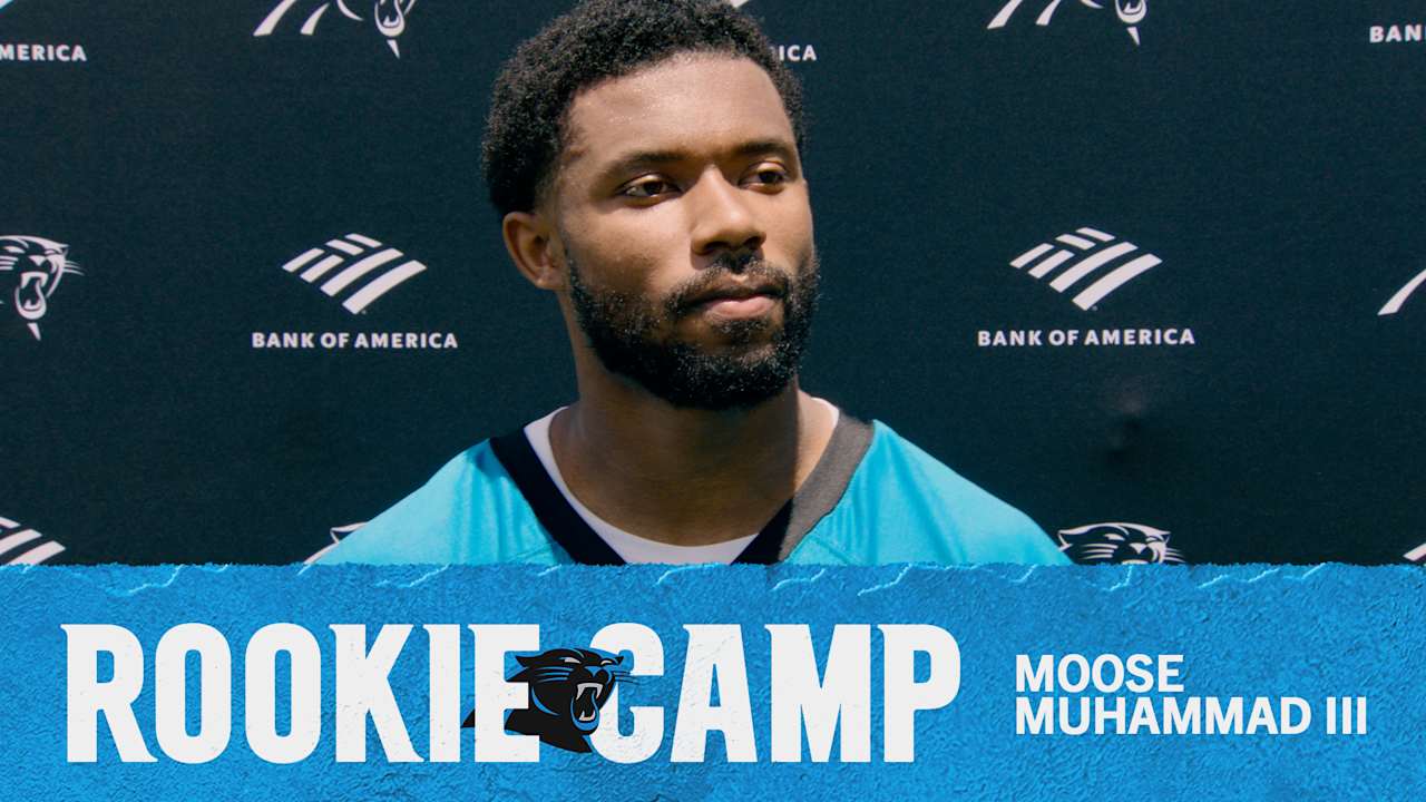 Moose Muhammad III returns home for Panthers rookie minicamp