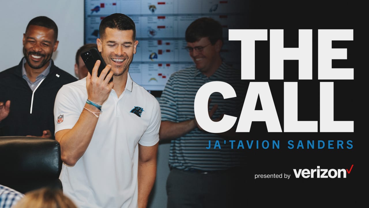 Ja'Tavion Sanders gets the call from Carolina