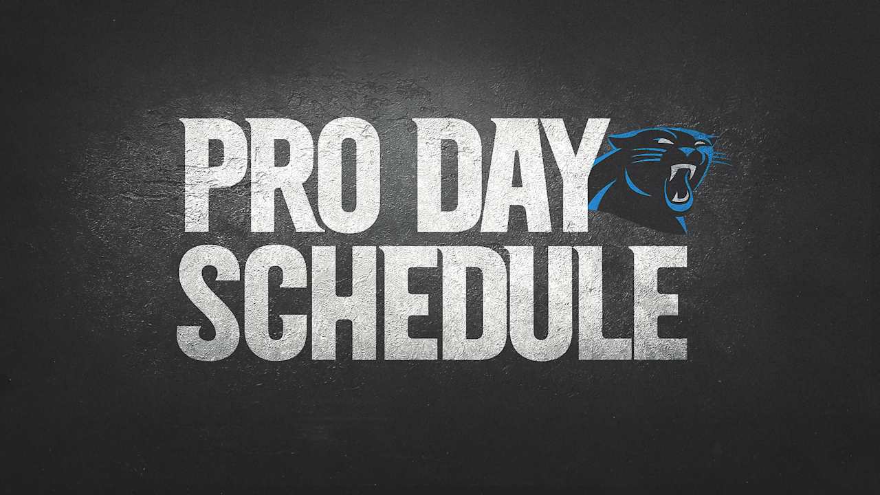 Pro day schedules for 2025 NFL draft prospects