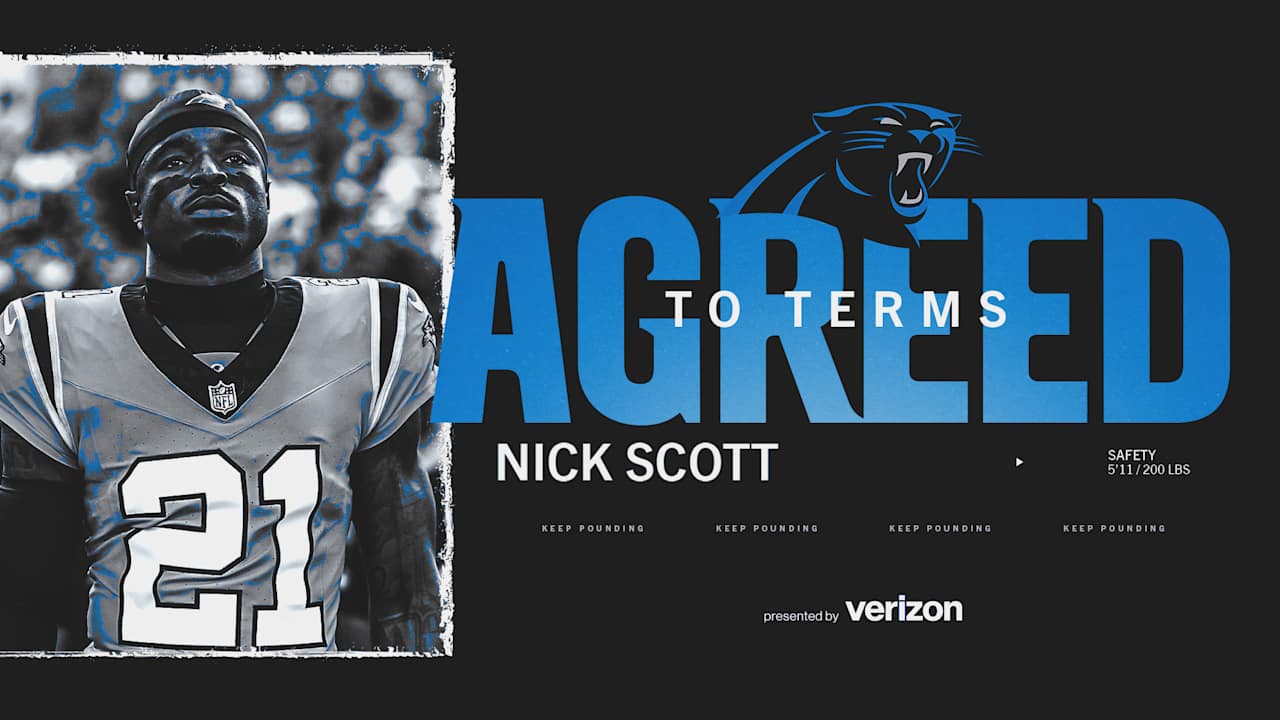 Panthers agree to terms with Nick Scott