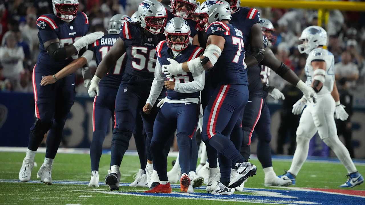 Andy Borregales' 52-yard FG gives Pats a 23-20 lead with 0:15 remaining