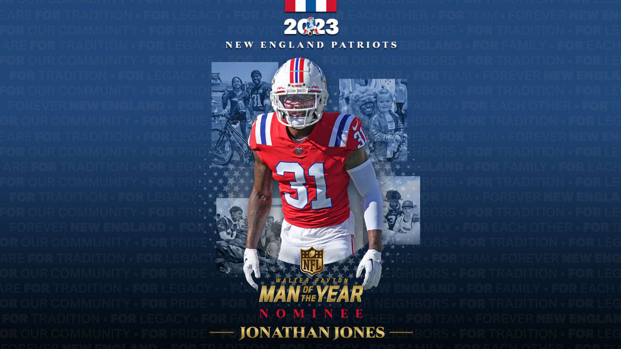 Jonathan Jones Named Patriots Nominee for Walter Payton NFL Man of the ...