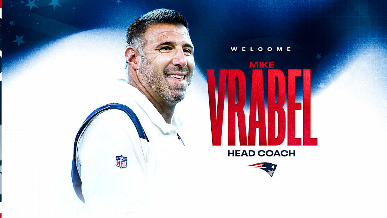 Patriots Hall of Famer Mike Vrabel returns to New England as our 16th head coach