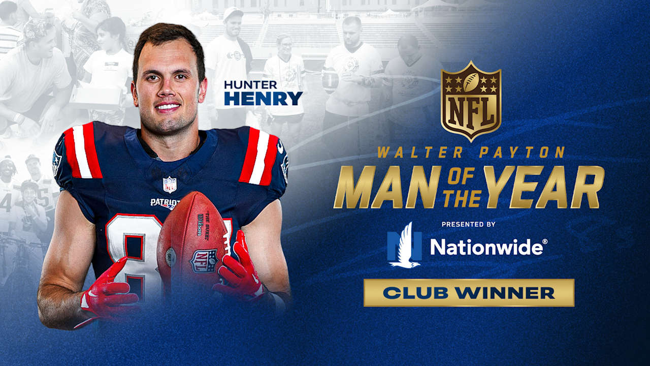 Hunter Henry Named Patriots Selection for Walter Payton NFL Man of the ...