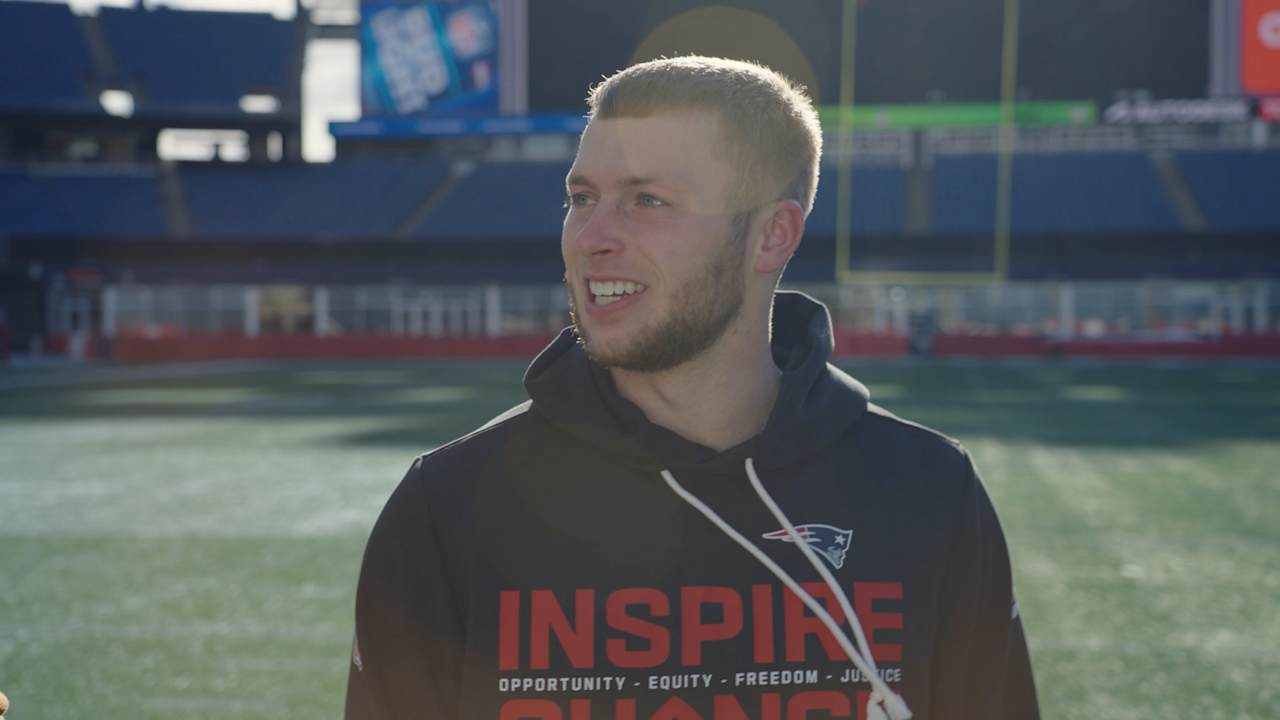 Efton Chism III Discusses His First NFL TD | Patriots All Access
