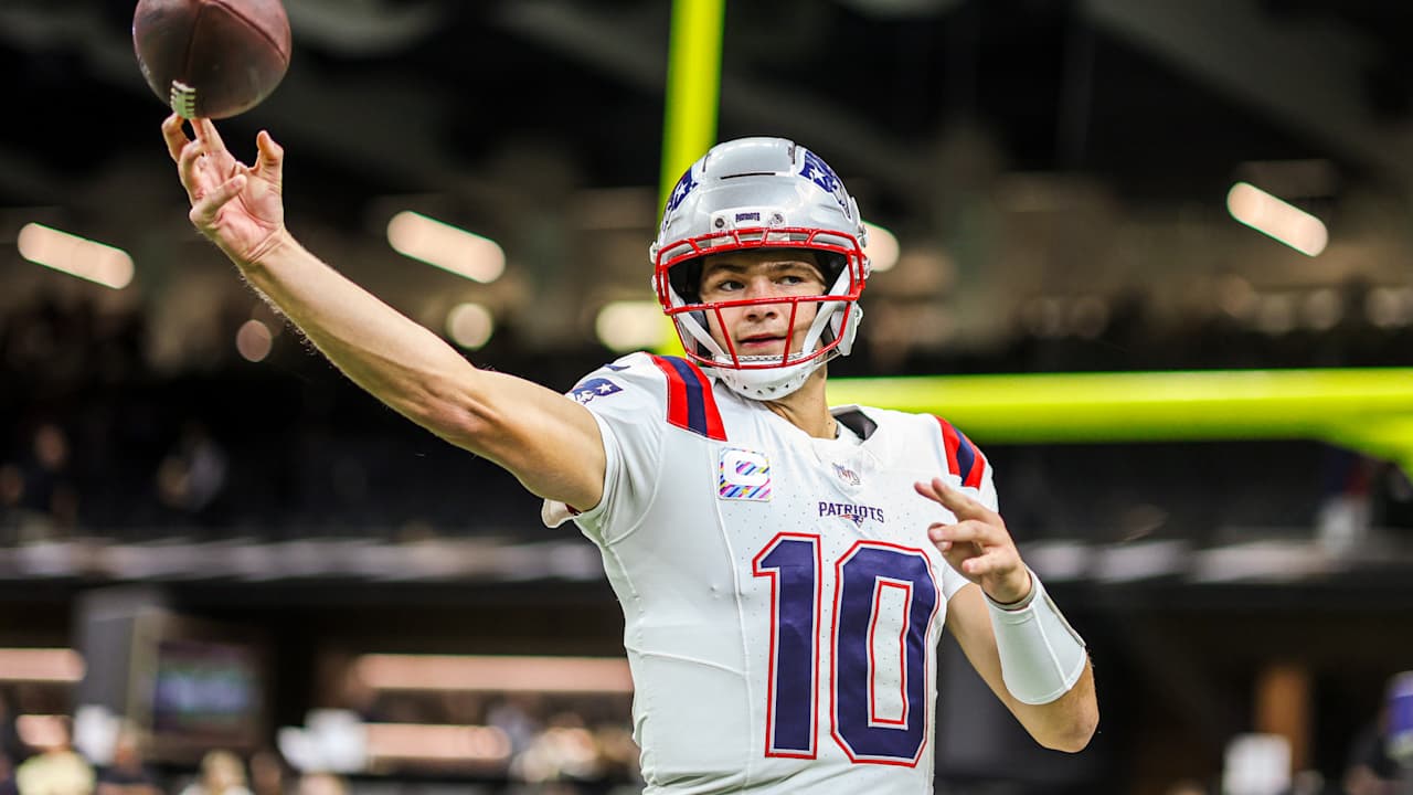 All of Drake Maye's Completions Against the Saints | NFL Week 6