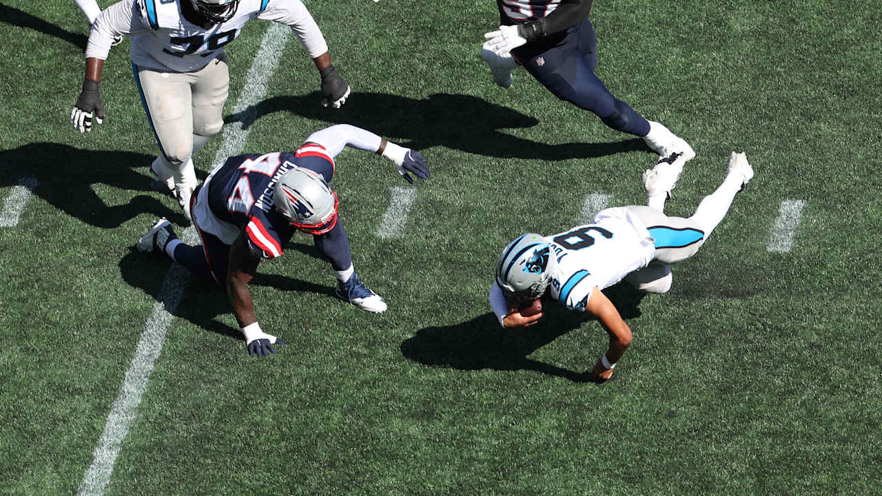 Patriots pressure nets 11-yard sack vs. Bryce Young