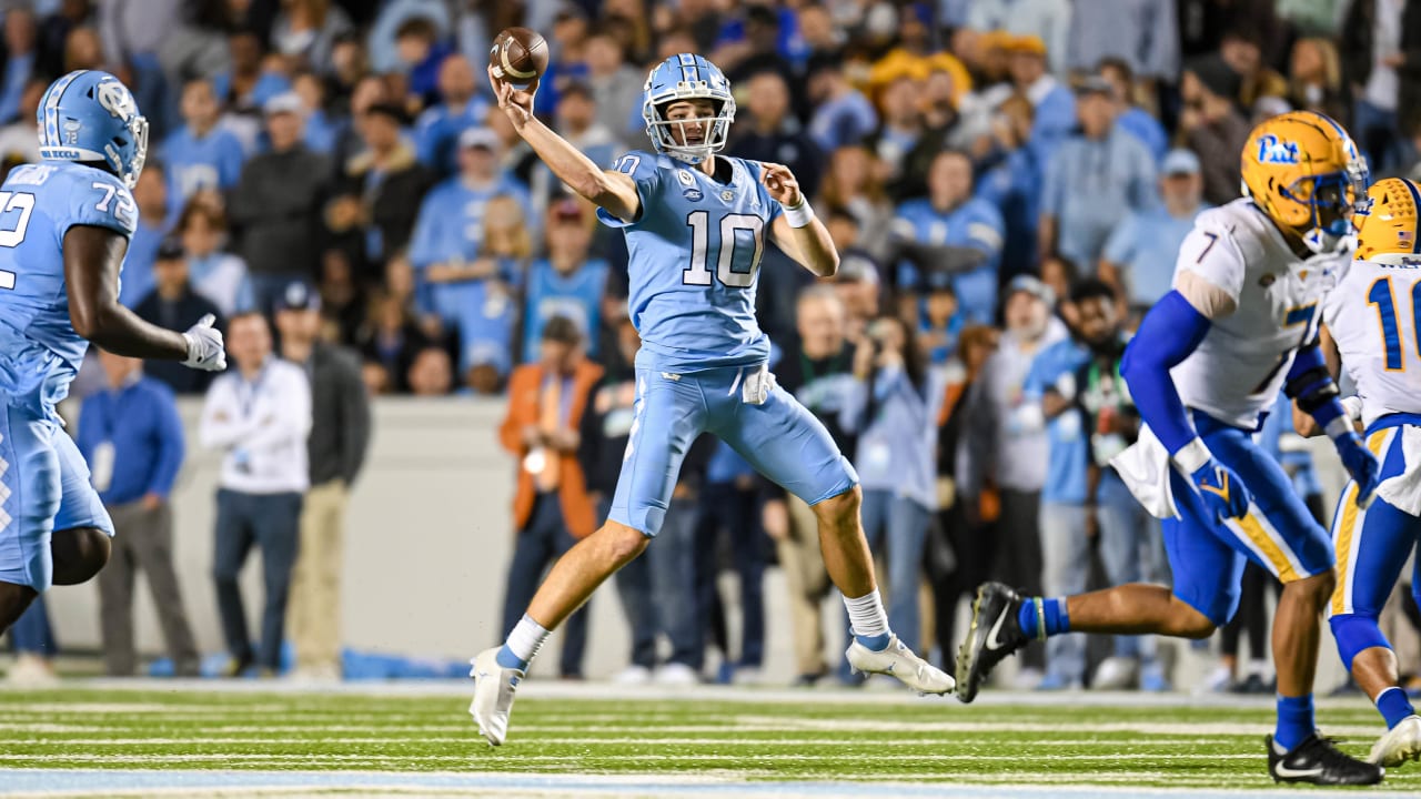 Photos: Patriots First Round Pick Drake Maye In Action