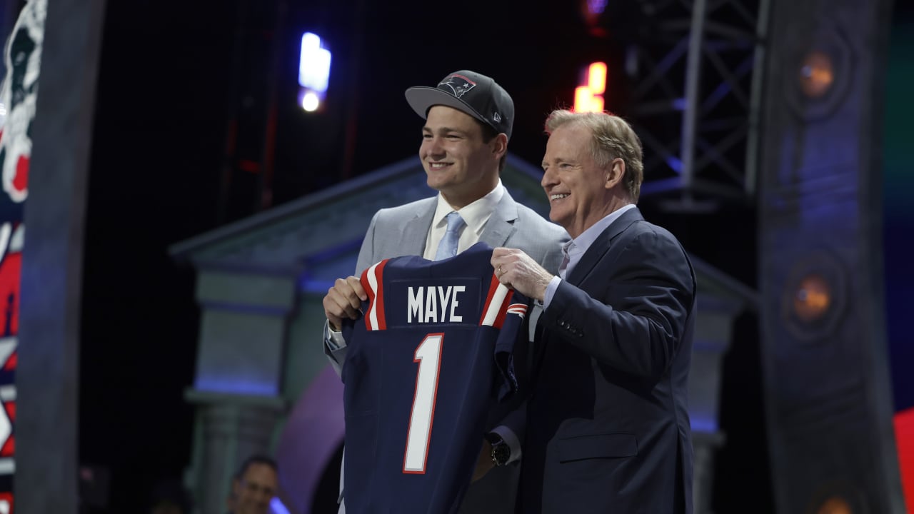 Photos: Drake Maye at the 2024 NFL Draft in Detroit