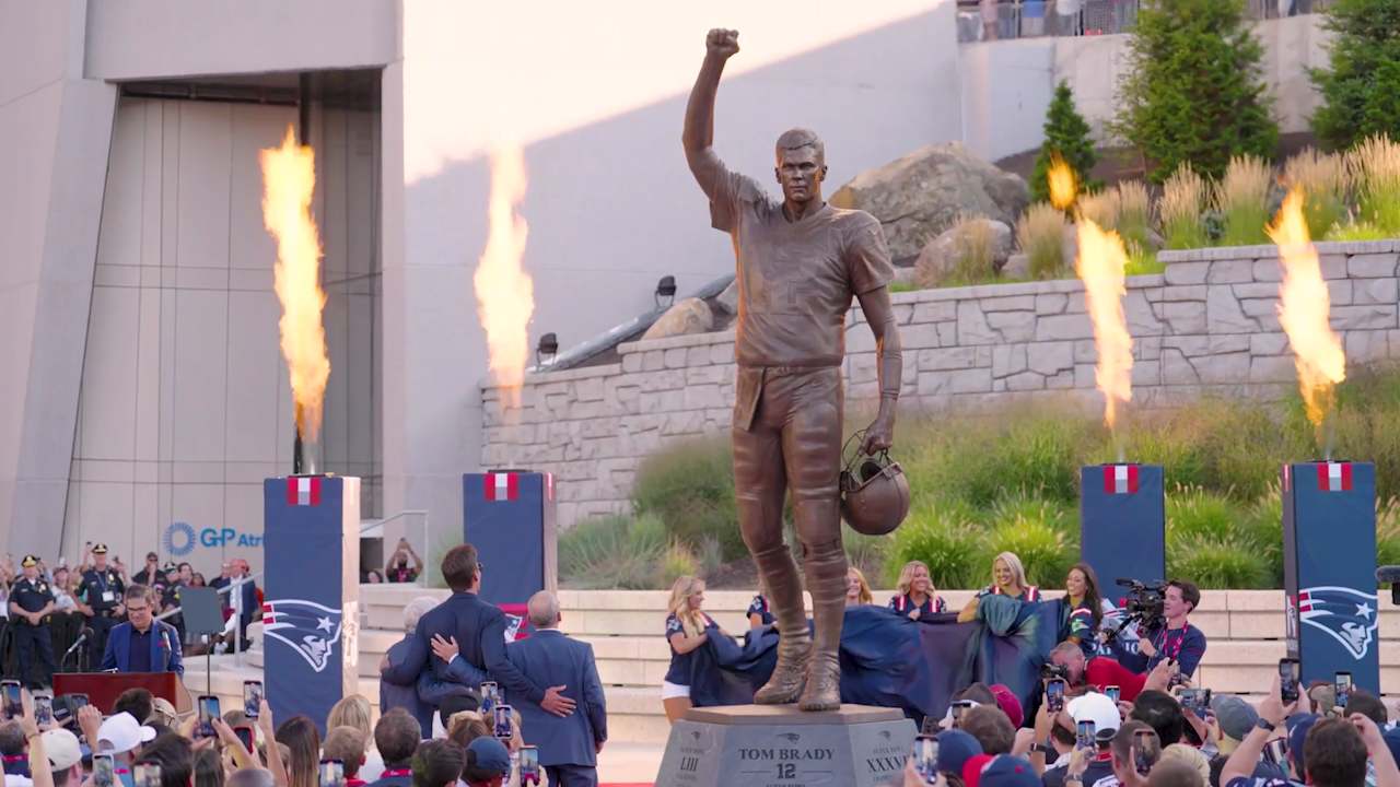Behind The Scenes of Tom Brady's Statue Unveiling Ceremony