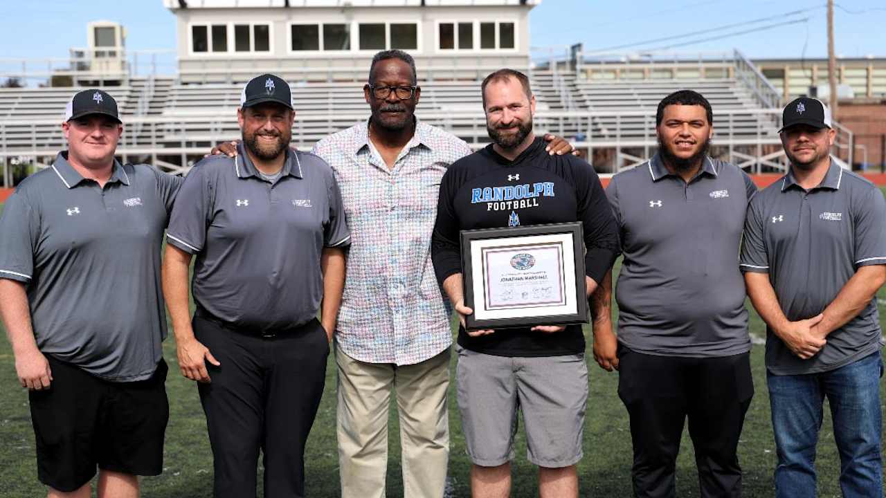 Randolph High School's Jon Marshall Named the New England Patriots ...