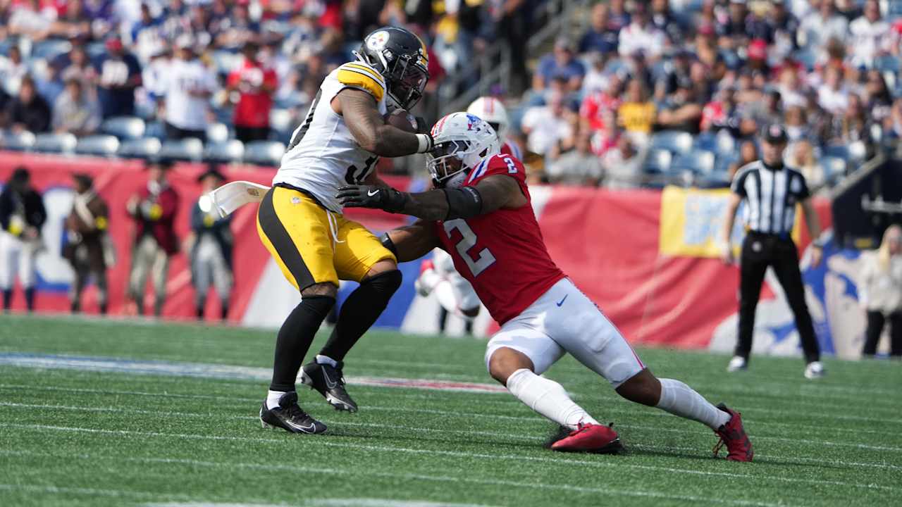 Harold Landry III sniffs out Steelers' swing pass