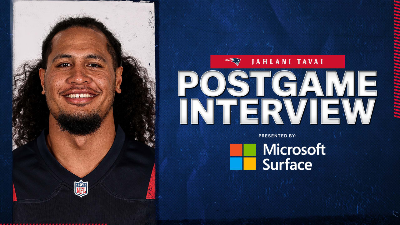 Jahlani Tavai Discusses the Win on the Patriots Postgame Show