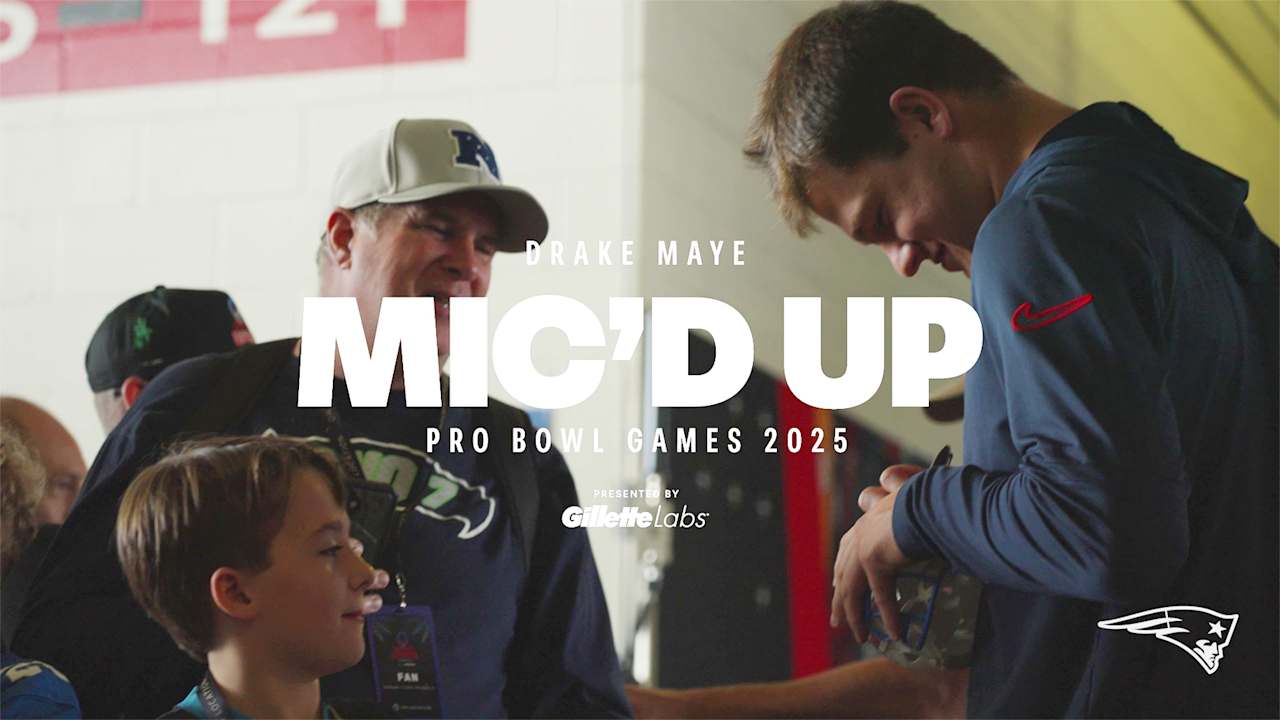 MIC'D UP: Drake Maye's Best Moments From 2025 Pro Bowl Games
