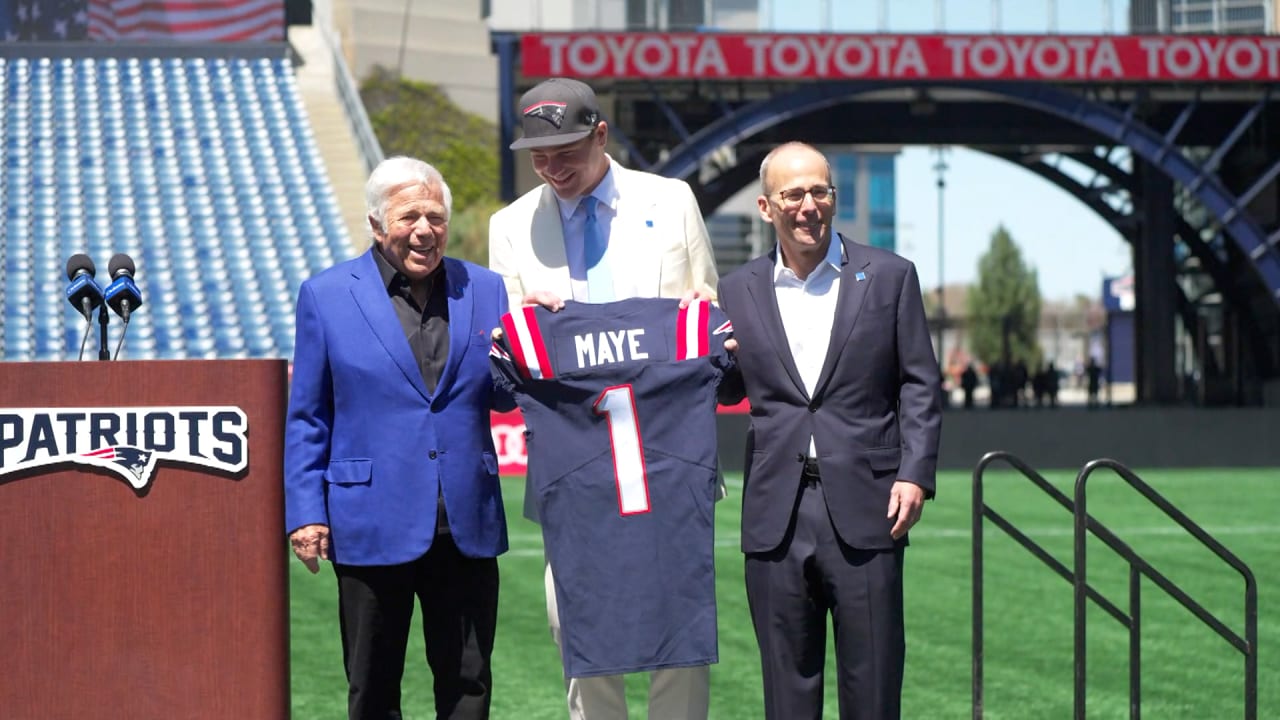 Drake Maye Introductory Press Conference: "I'm ready to take on anything"