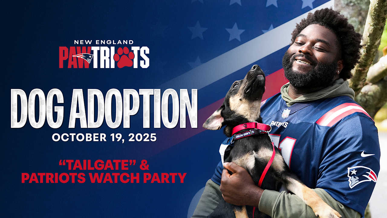 New England Patriots Foundation to Host Dog Adoption Event