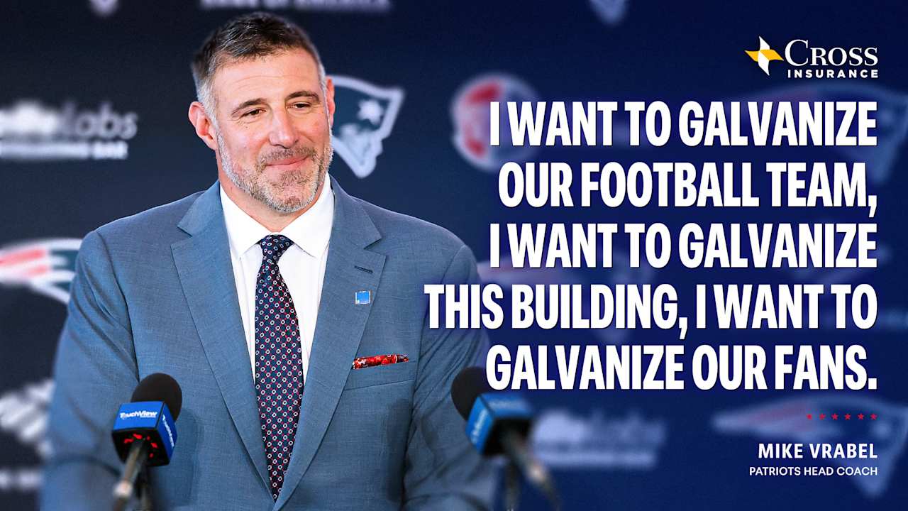 Head Coach Mike Vrabel Introductory Press Conference 1/13: "I want to galvanize this football team"
