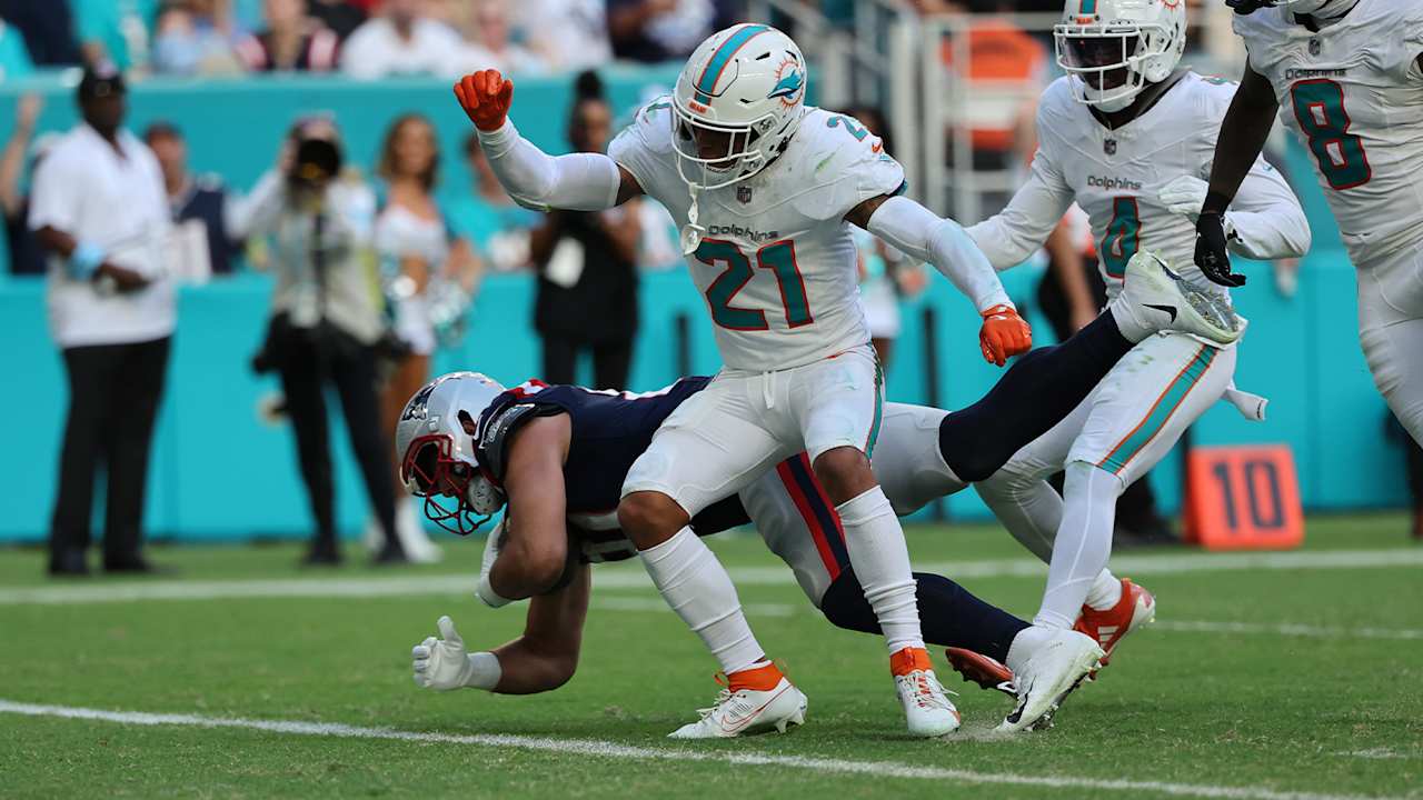 Can't-Miss Play: 38-yard TD pass by Maye! Rookie's off-platform heave ...