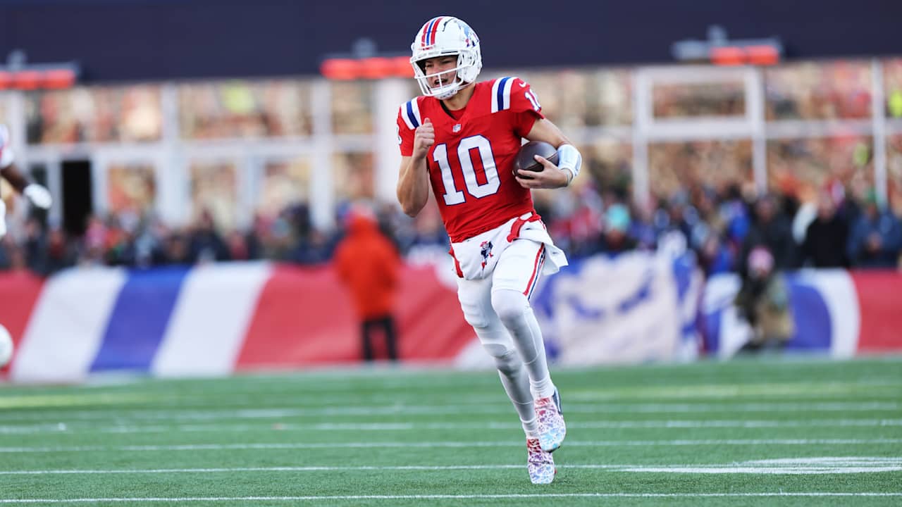 Can't-Miss Play: 41-yard Drake Maye run! QB burns Colts for his longest ...