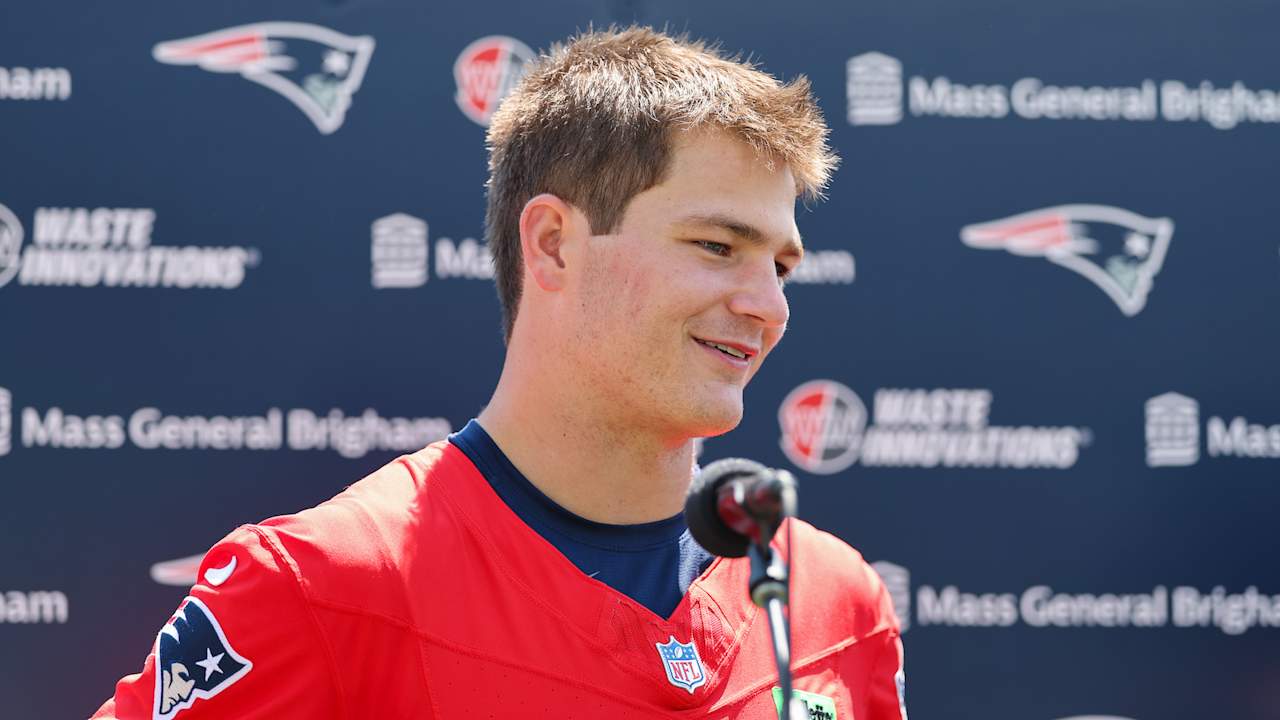 Drake Maye: "I'm starting to really find a stride"