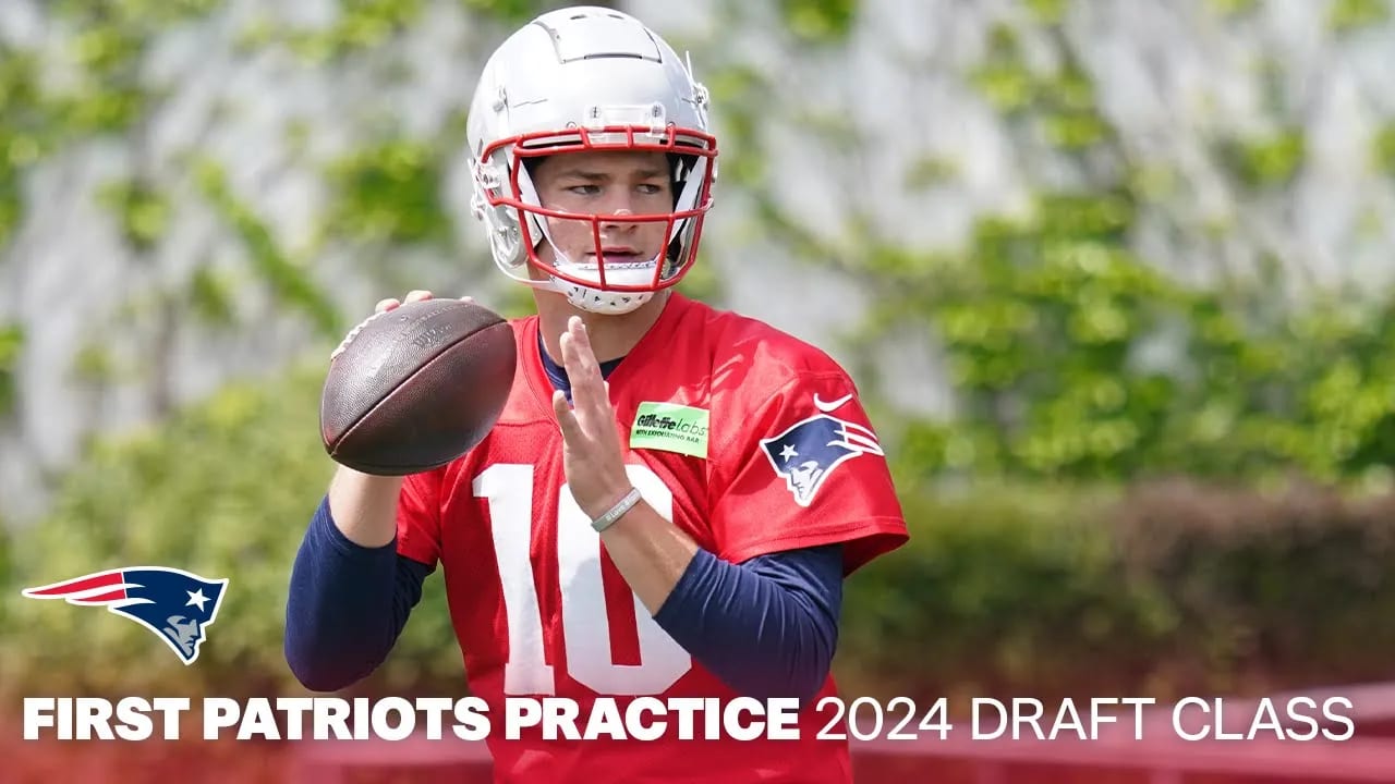 Drake Maye, Ja'Lynn Polk & 2024 Patriots Draft Picks First NFL Practice Highlights