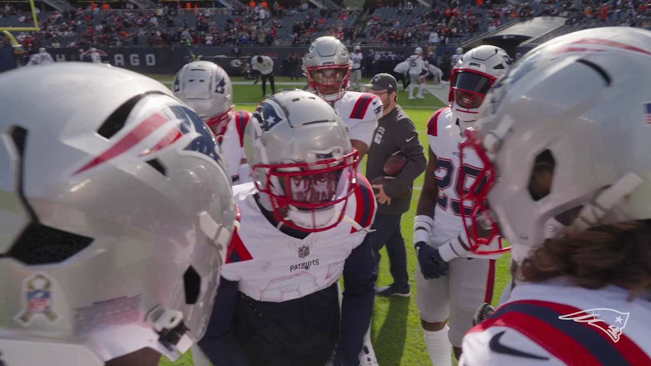 Jonathan Jones Leads the Defensive Backs in the Pregame Huddle | NFL ...