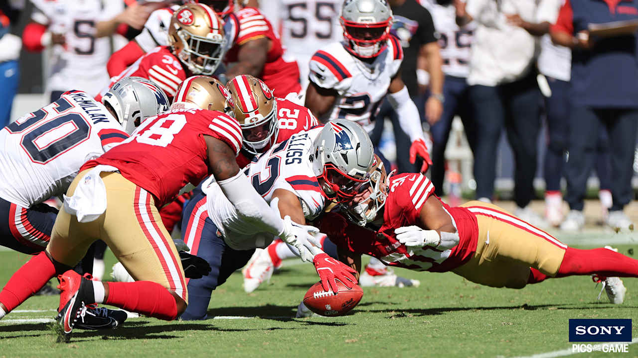 Best Game Photos: Patriots at 49ers, Presented by Sony