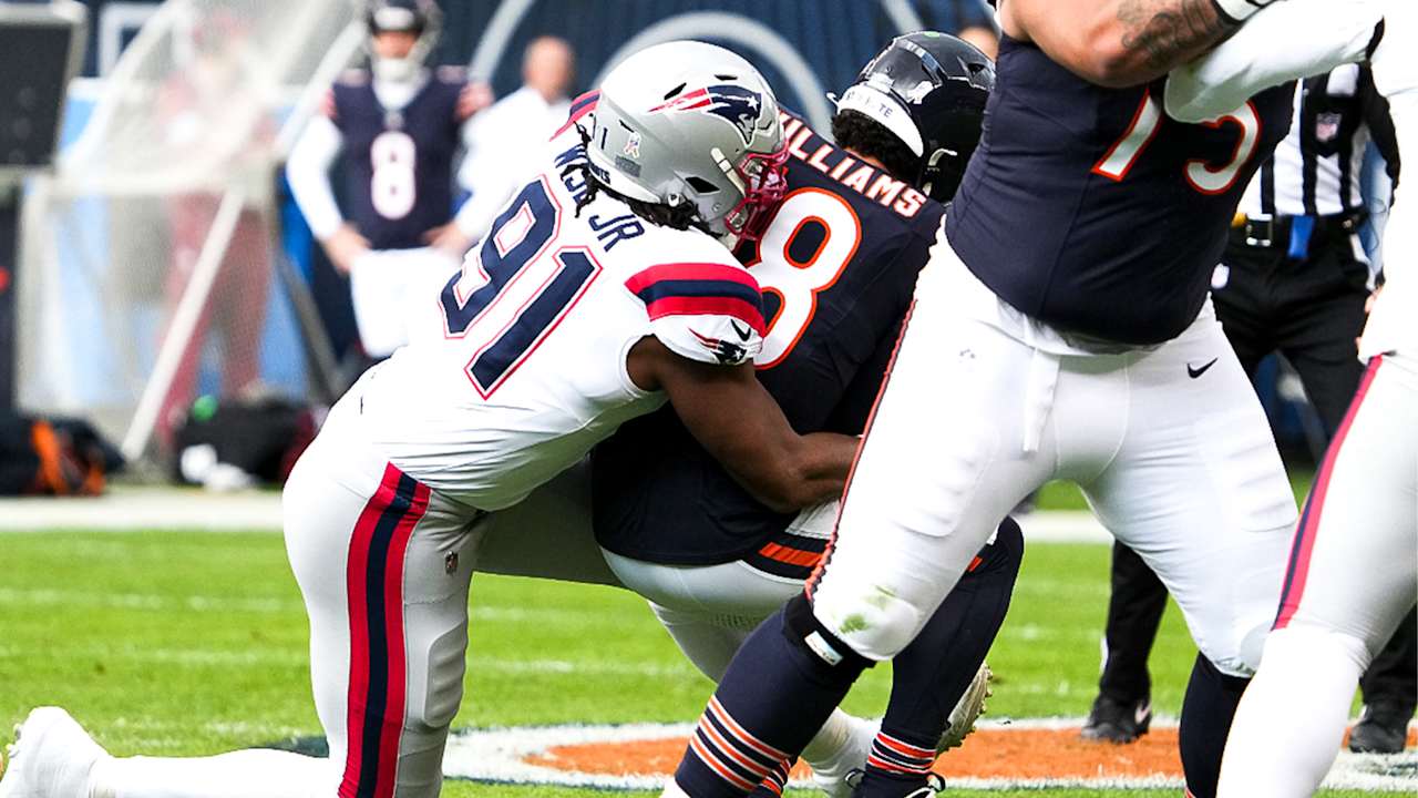 Deatrich Wise records fourth sack of season, taking down Caleb Williams ...