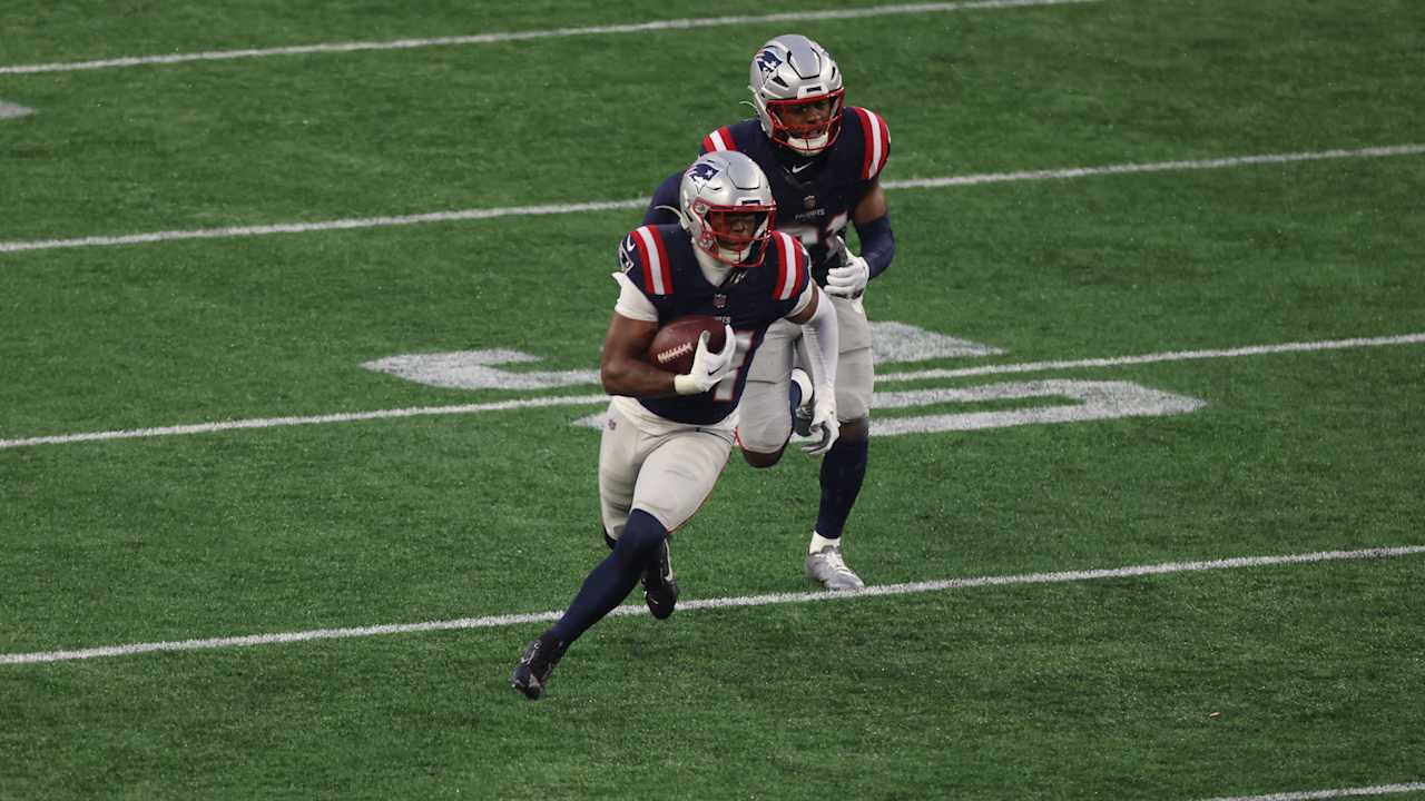 Craig Woodson steals his first career interception on a tipped pass ...