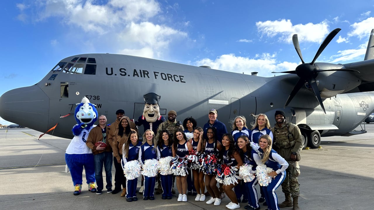 Photos: Patriots Visit Ramstein Air Force Base
