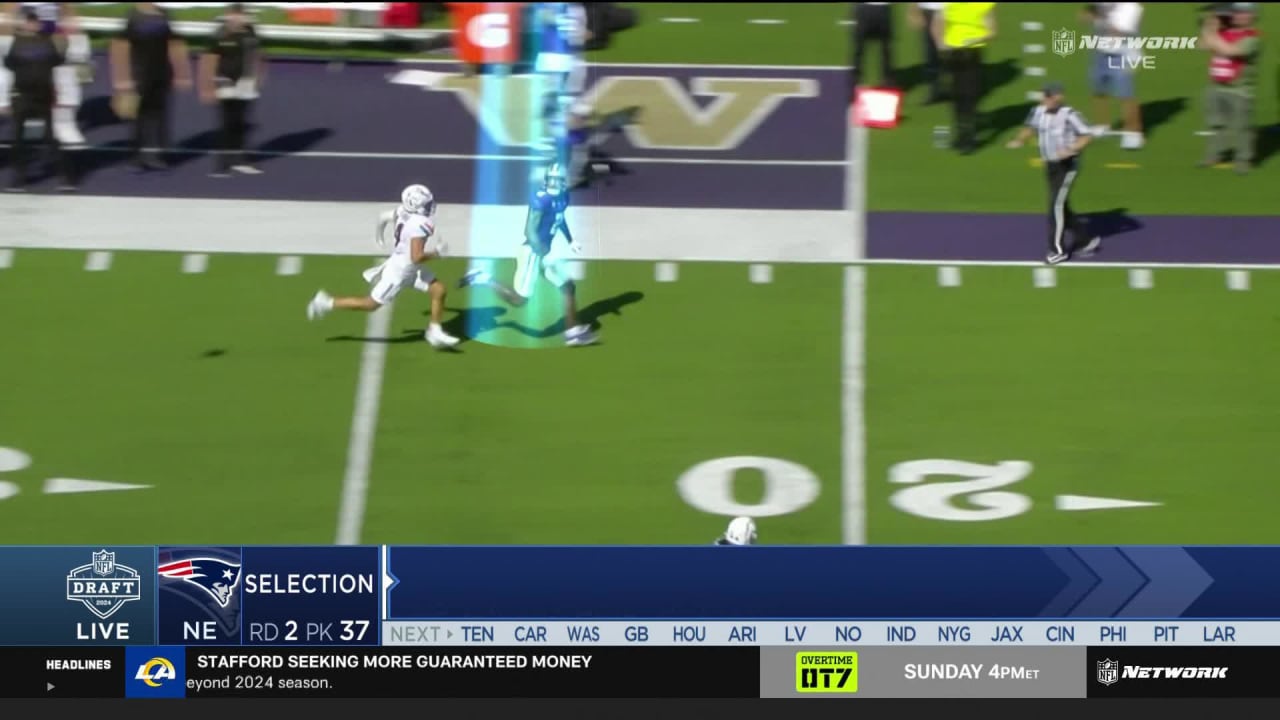 Patriots select Ja'Lynn Polk with No. 37 pick in 2024 draft