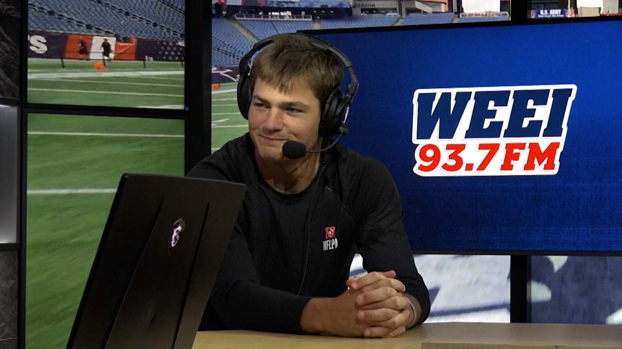 Drake Maye on WEEI 10/14: "What we preach in that locker room is ...