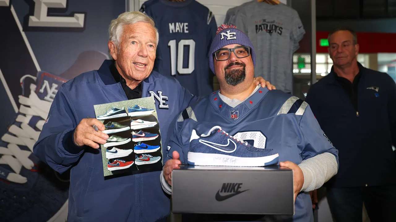 Robert Kraft Surprises Patriots Fans at the Unveiling of New Rivalries ...