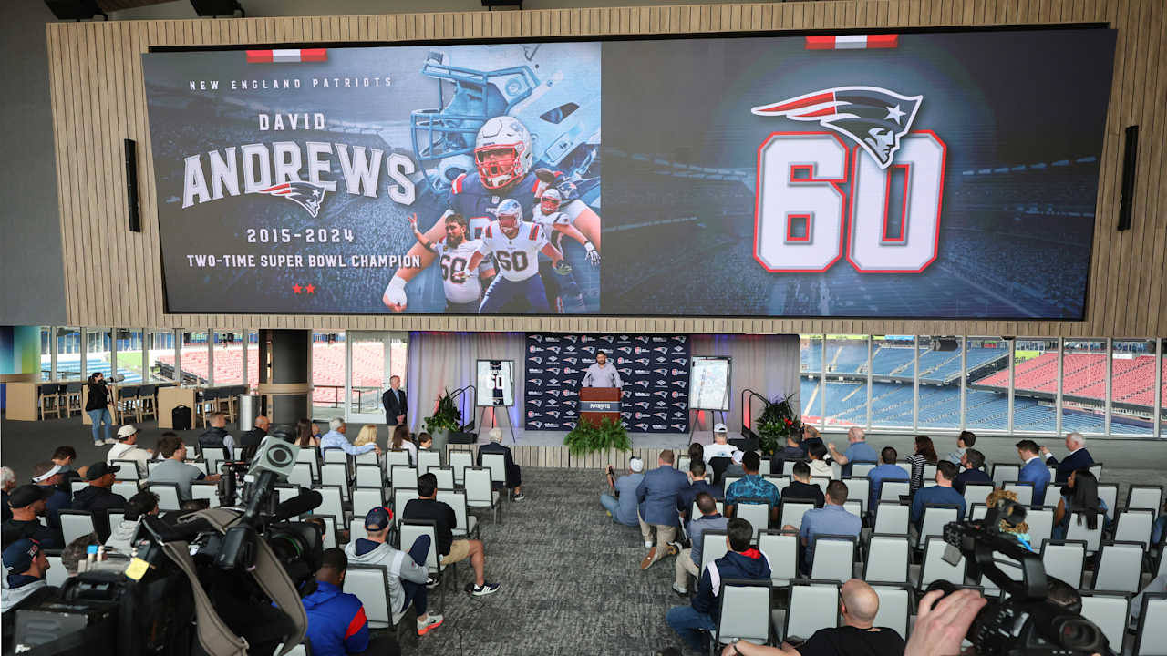 Photos: Two-Time Super Bowl Champion David Andrews Retires