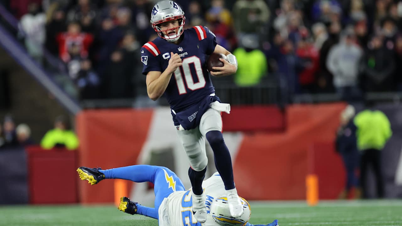 Drake Maye's best plays from 337-yard game vs. Chargers Wild Card Weekend